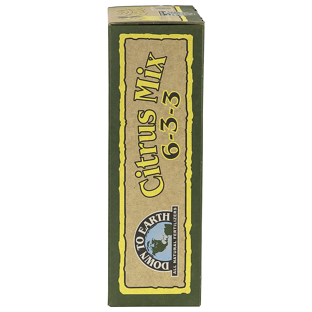 Down to Earth All Natural Fertilizers Organic Citrus Mix 6-3-3, 5 lb Box Fertilizer for Lemons, Limes, Oranges Citrus Trees