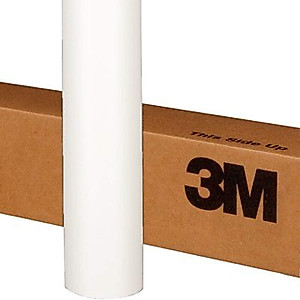 3M 1080 M10 MATTE WHITE 5ft x 1ft (5 Sq/ft) Car Wrap Vinyl Film