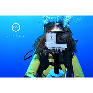 iJoy Arise 1080p Waterproof Action Cam Camera with Mounts and Accessories