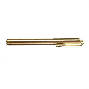 EKLOEN Solid Brass Pen, EDC Pocket Pen Signature Pen Pocket Pen with Clip