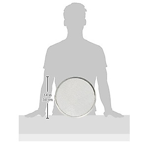 American Metalcraft 18714 Pizza Screen, 14.05" Length, 14" Width, Silver