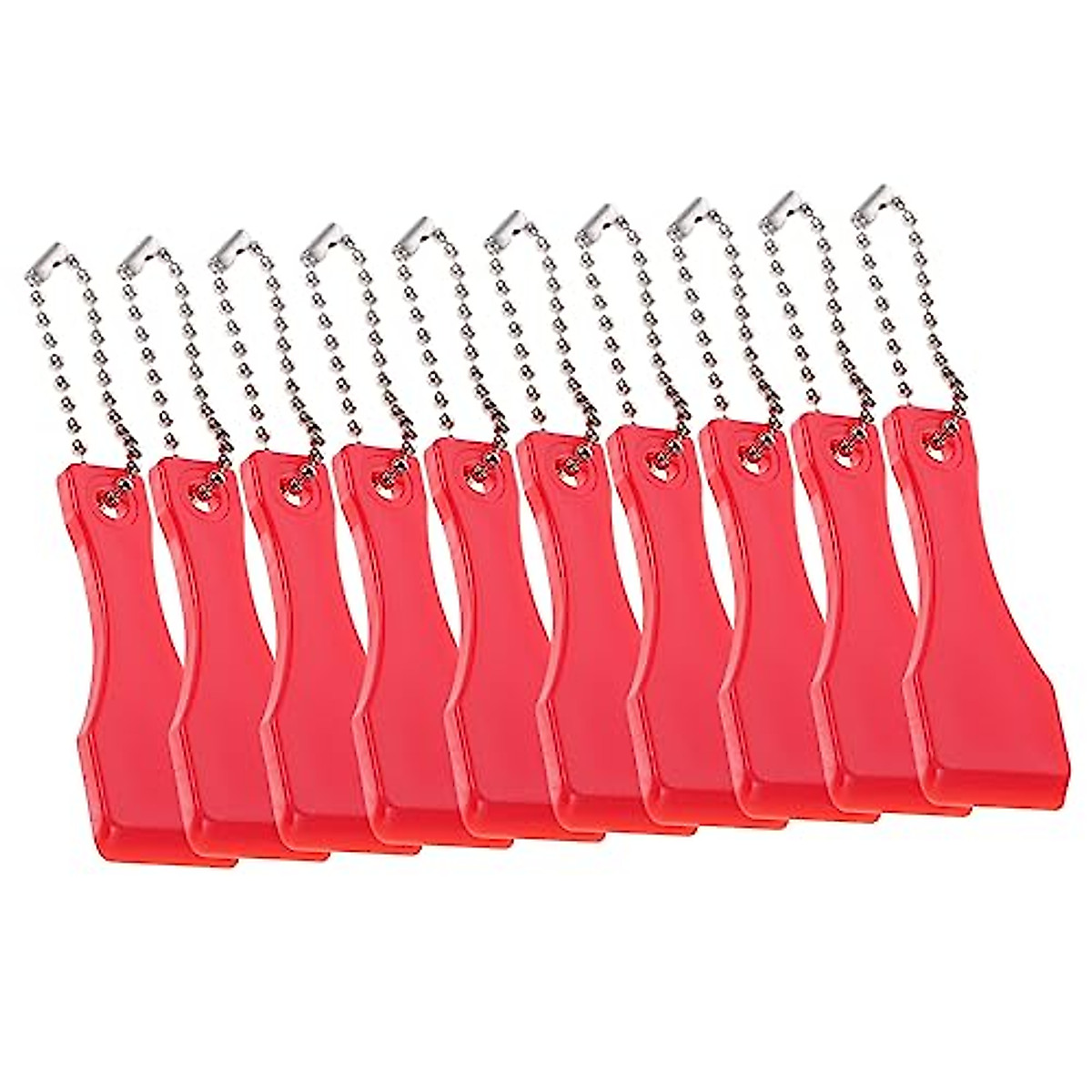AUTSUPPL 10pcs Scraper Stickers Label Scratcher Ticket Scraper for Pottery Tickets Hanging Craper for Cards Adhesive Labels Ticket Scratch Off Handy Scraper Red Plastic