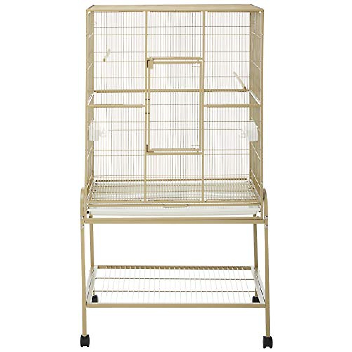 A&E CAGE CO 32-Inch by 21-Inch Flight Cage and Stand, Sandstone