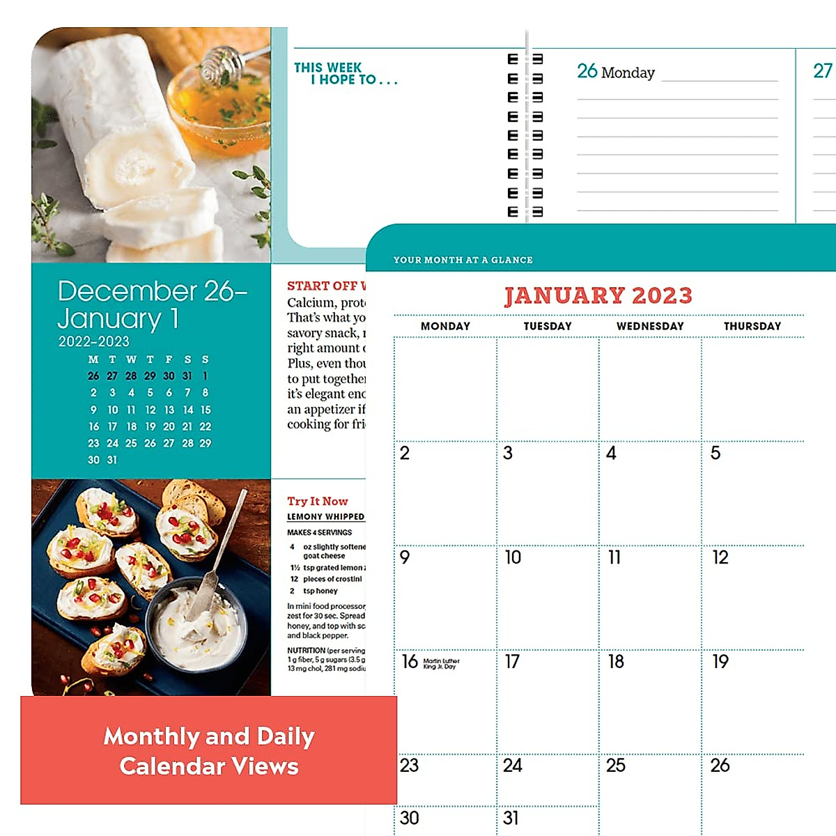 Prevention 2023 Calendar & Health Planner: Step-by-step guidance for achieving your wellness goals in 2023!