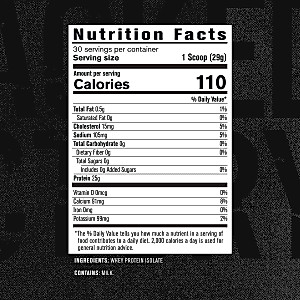 Jacked Factory Authentic ISO Grass Fed Whey Protein Isolate Powder - Low Carb, Non-GMO Muscle Building Protein w/No Fillers, Post Workout Recovery Unflavored - 2 LB 30 SV