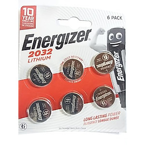 Energizer Lithium Batteries 2032 - 6 pack