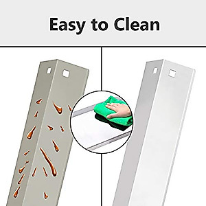 Adviace Heat Plates Replacement Parts for Char Griller 5050 5650 3001 E3001 3072 5072 3070 Grills, 3-Pack Stainless Steel Flame Shields for Chargriller 5050 5650 Char Griller 100001 Replacement Part