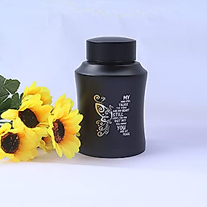6 Inchs Medium Urn for Ashes, Aluminium Small Urn, Cremation Ash Urn, Ashes Holder, Small urn for Family & Loved Ones