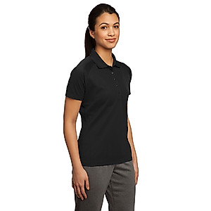 SPORT-TEK Ladies Dri-Mesh Pro Polo M Black