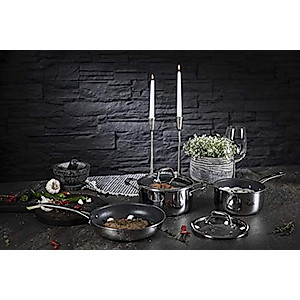 Kuhn Rikon Peak Non-Stick Saucepan with Glass Lid, 7.05 inch/18 cm