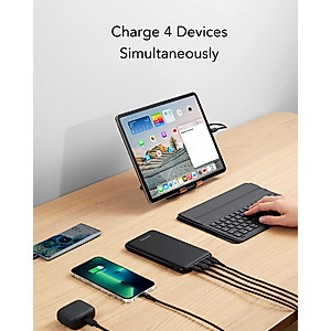 Charmast Power Delivery Power Bank 26800mAh, PD Power Bank, 18W USB C Portable Charger Quick Charge 3.0 Battery Pack Compatible with MacBook, iPad, iPhone, Samsung, Pixel, More Phones, Tablets