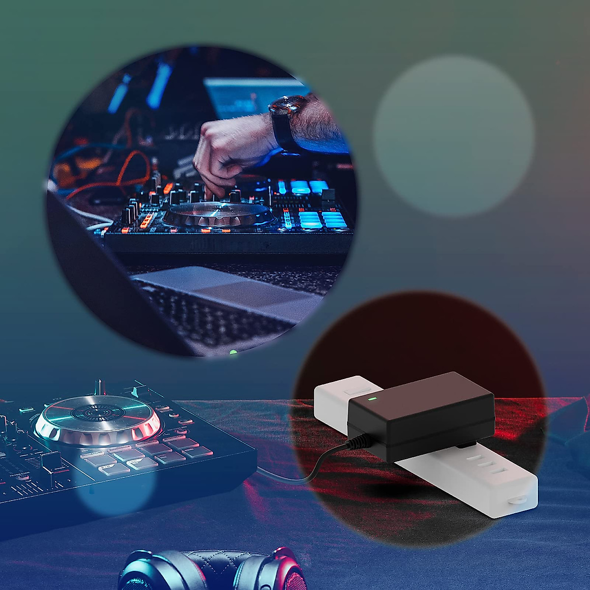 Antoble 6.6ft Cord 5V 3A AC Adapter Wall Charger for Pioneer Pro DDJ-SX2 DDJSX2 DJ Controller Power Supply