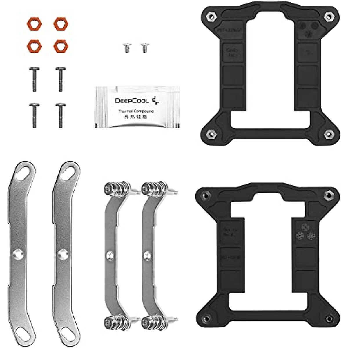 DEEP Cool GAMMAXX GTE V2 CPU Air Cooler with 4 Heatpipes and a 120mm RGB PWM Fan 4-Pin 12V RGB Motherboard Control for Intel LGA 1200 1151 AMD Ryzen AM4