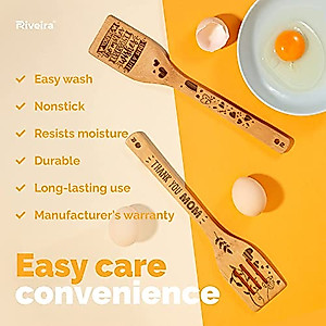 Riveira Mothers Day Gifts For Mom From Daughter - Mom Gifts For Mothers Day - Mother's Day Gift Ideas - Cool Mothers Day Gifts For Moms Who Have Everything - Mother Day Wooden Spoons For Cooking