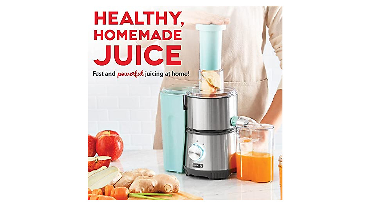 Dash Compact Centrifugal Juicer - Powerful 2-Speed Juice Extractor