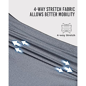 maamgic Tank Tops Men Regular-Fit Athletic Gym Workout Tank Tops Stretch Quick Dry Sleeveless Shirts for Men Blue Large