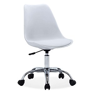 JTSQ White Office Desk Chair Gaming Chair Office Chair Gaming Desk Computer Chair high Chair Home Office Desk Chairs Office Chairs Home Office Office Furniture Swivel Chair c