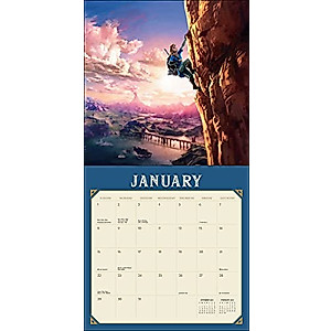 Legend of Zelda: Breath of the Wild 2023 Wall Calendar