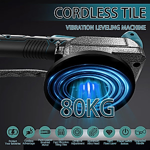 Tile Vibration Tool compatible with Makita 18V Battery, Cordless Tile Vibration Machine with 5 Adjustable Speed & Suction Cup & Digital Display(no battery&charger)