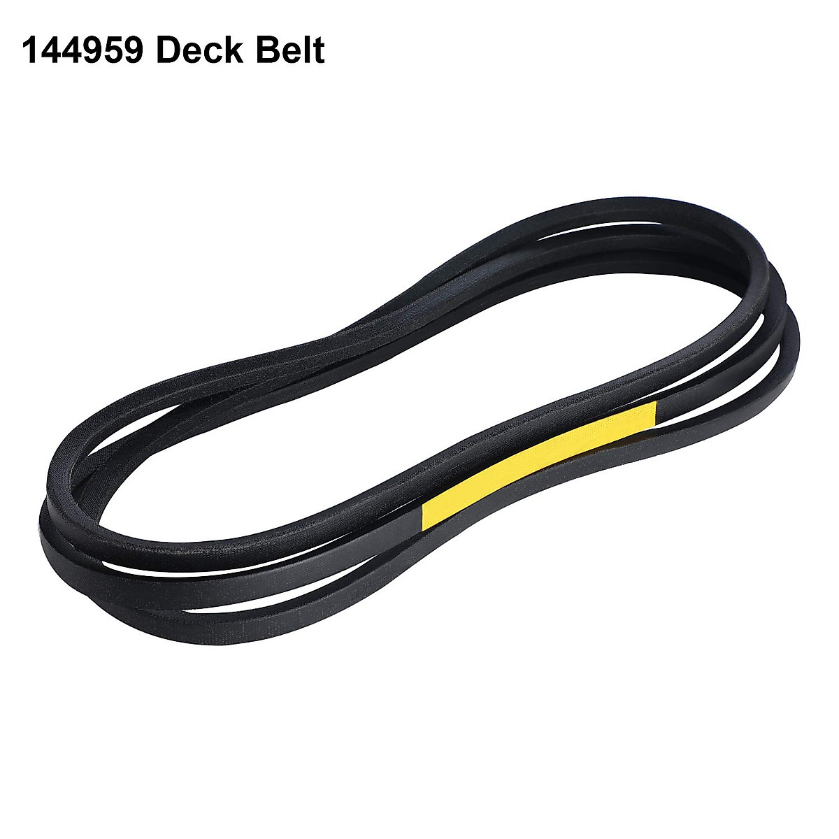 Mudder 144959 Replacement Lawn Mower Belt Drive Deck Belt Compatible with Craftsman Poulan Husqvarna CT2050C GTH220 LT150 LTH145 PP1846 TP1946A Replacement for 532144959, 1/2 Inch x 95-1/2 Inch