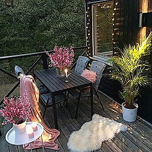 AILANDA 6 Bundles Artificial Flowers Gypsophila Bouquets Pink Valentine's Day Floral Arrangements Baby Breath Bush Real Touch Silk Floral for Wedding Table Centerpieces Party Home Garden Farmhouse