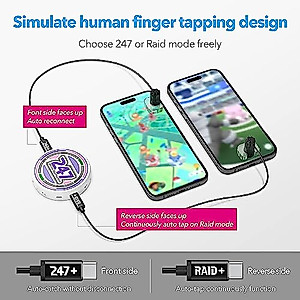 Mcbazel PhotoFast 247 Dual Auto Catcher with Auto-tap, Auto Reconnect, Over 1-Hour Connection Function Compatible with iOS & Android