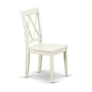 EAST WEST FURNITURE 9 Pc Dining Room Set For 8 Dining Table With Leaf And 8 Wood Seat Kitchen Dining Chairs