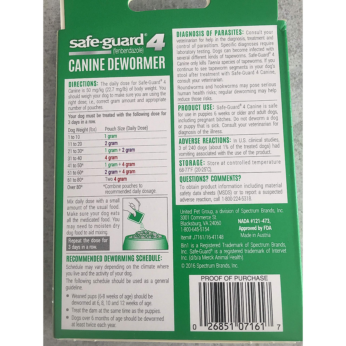 United Pet Group J7161-1 United Pet Group