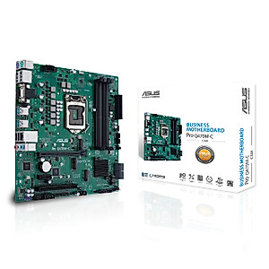 ASUS PRO Q470M-C/CSM LGA1200 (Intel® 10th Gen) uATX Commercial Motherboard (Intel vPro, Intel LAN, 2xDisplayPorts, HDMI/D-Sub,TPM, LPC debug Header and ASUS Control Center Express)