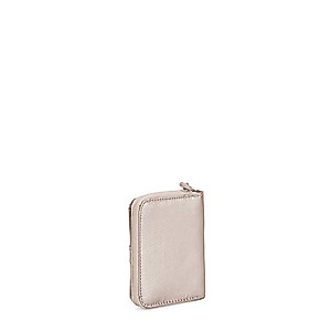 Kipling Women's Money Love, RFID Anti-Hacker Technology, Polyester Zip Closure Wallet, Metallic Glow, One Size