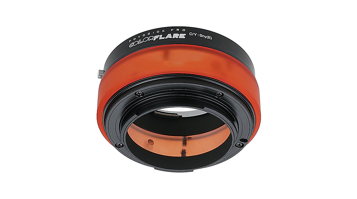 ArtFX ColorFlare Adapter for Contax/Yashica (CY) SLR Lens to Sony Alpha E-Mount Mirrorless ...