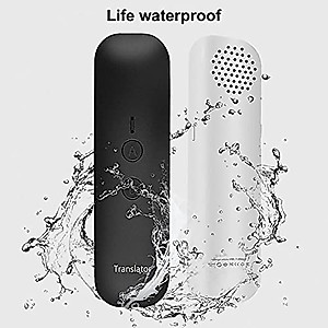 BaRdzo C-1 5.0 Rechargeable Fast Connection Mini Portable Voice Multi-Language Smart Translator for Overseas Business Meeting (Color : D)