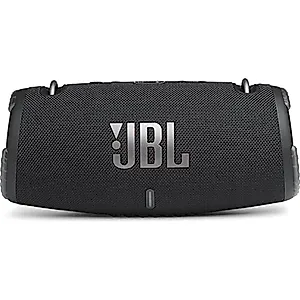 JBL Xtreme 3 Portable Bluetooth Speaker - Powerful Sound & Deep Bass - IP67 Waterproof - Pair with Multiple Speakers - Wireless Bluetooth Speaker Bundle with Megen Protective Hardshell Case (Black)
