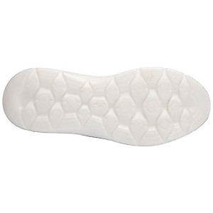 Skechers Women's GO Walk Hyper Burst Knit Slip ON Sneaker, Black/Multi, 7.5