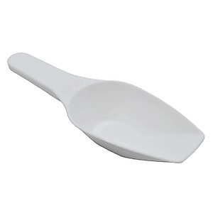 EISCO 12PK Scoops, 50ml (1.7oz) - Polypropylene Plastic - Flat Bottom - Excellent for Measuring & Weighing - Autoclavable