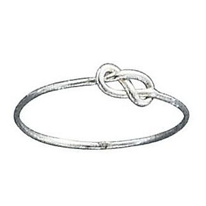 STERLING SILVER INFINITY WIRE KNOT RING SIZE 6