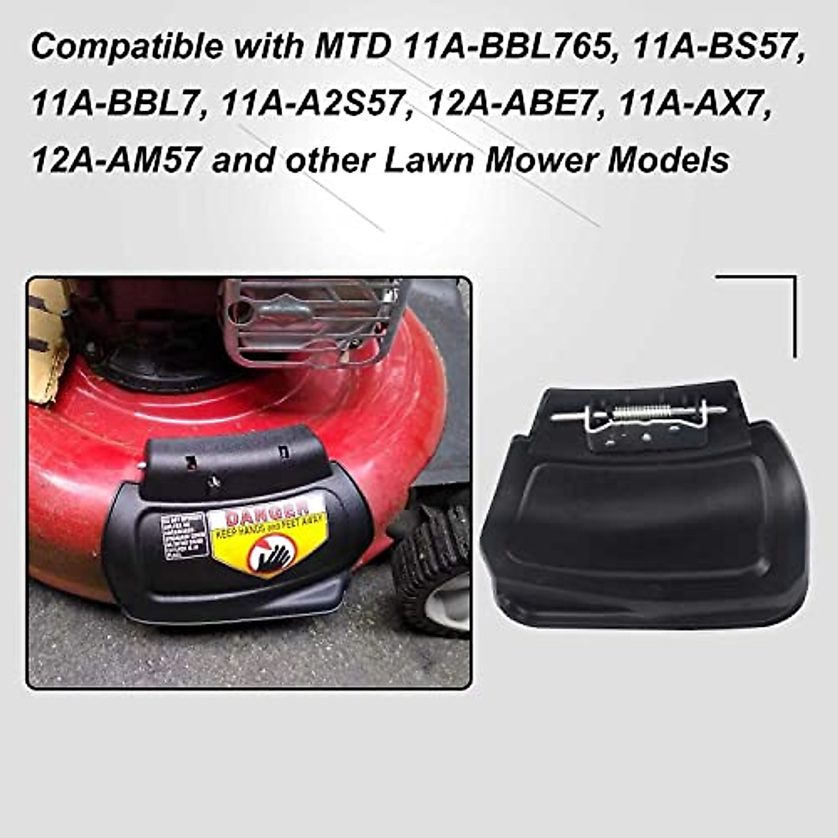 Karbay 987-02516A Hinged Mulching Plug Assembly-Replacement Part 987-02516, Compatible with Troy-Bilt, Cub Cadet, Yard Machines, and Other Top Models Mower