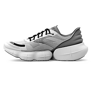 Brooks Women's Aurora Neutral Running Shoe - White/Alloy/Black - 7.5 Medium