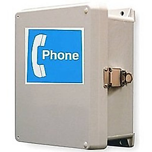 Outdoor Phone System - Waterproof Telephone Cabinet Call Box Weatherproof