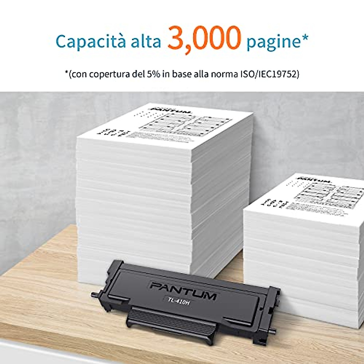 Pantum TL-410H Black Toner with 3000 Page Yield Compatible with P3012, P3302, M6802, M7102, M7202 Series