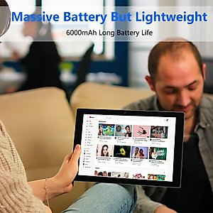 Tablet With Keyboard 2 in 1 Tablet 10 Inch Android Tablets Set include Bluetooth Keyboard/Mouse/Case/Stylus/Tempered Film,64GB+4GB WIFI 8MP Dual Camera Android 12 Tableta 6000mAh Battery 10.1" Tab PC