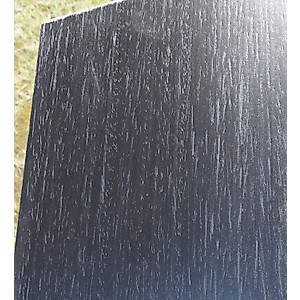 Ebony Black Composite Wood Veneer 23" x 7" raw no Backing 1/42" Thickness # 633
