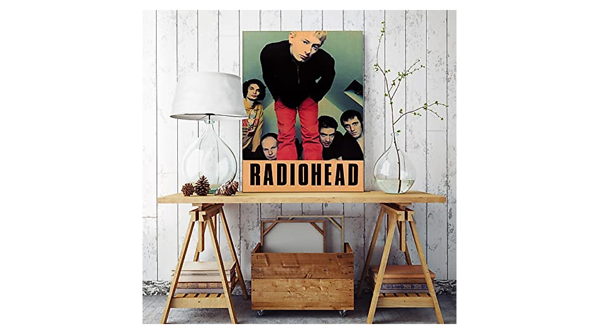 Radiohead Canvas Wall Art Posters - 16x24 Inch Aesthetic Print