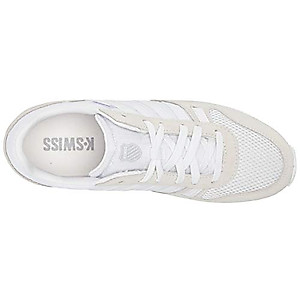 K-Swiss womens Granada Sneaker, White/Off White, 7 US
