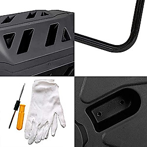 Large Composting Tumbler 43 Gallon Capacity Composter Dual Chamber BPA Free Compost Bin Outdoor Rotating Garden Yard Waste Bins