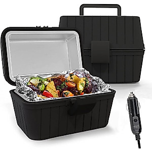 Zone Tech Heating Lunch Box - Premium Quality Electric Insulated Lunch Box Food Warmer Perfect for Picnics, Travelling, and On-site Lunch Break