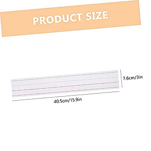 MAGICLULU 50pcs Small Dry Erase Board White Boards Homeschool Supplies White Boards for Magnetic Whiteboard Erasable White Boards Supplies Sentence Learning Strips Note A6