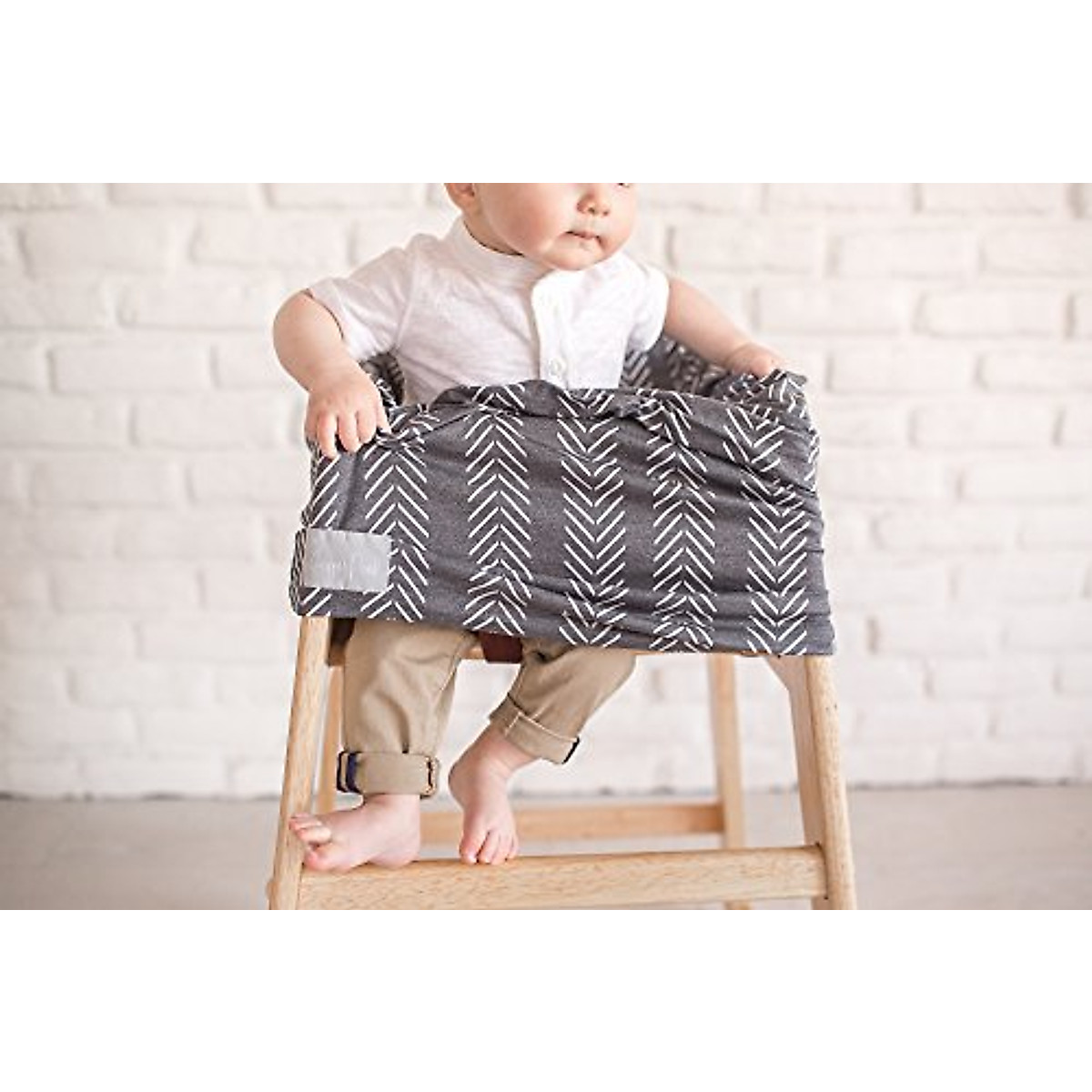 Baby Car Seat Cover Canopy and Nursing Cover Multi-Use Stretchy 5 in 1 Gift "Canyon" by Copper Pearl