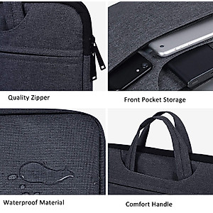 Portable Drawing Tablet Monitor Carrying Bag Case Protective Sleeve for Huion KAMVAS Pro 13 GT-133,GT-116, Huion Q11K V2, Wacom Cintiq 13HD, Xp-Pen Artist12 (Space Gray)