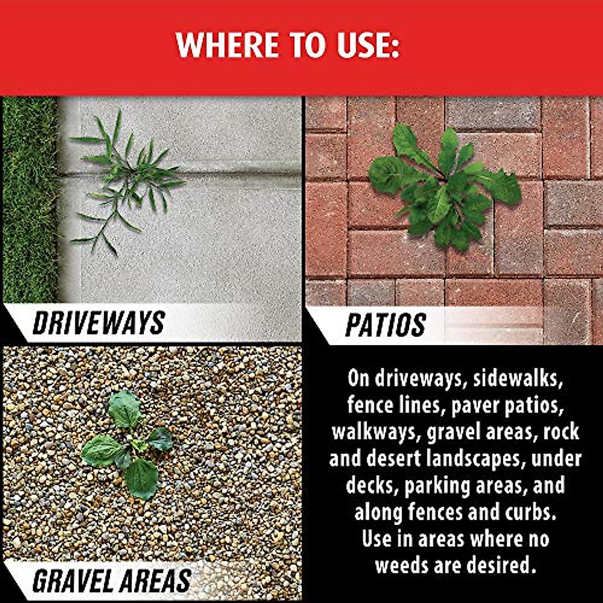 Ortho GroundClear Year Long Vegetation Killer Refill - Visible Results in 1 Hour, Kills Weeds and Grasses to the Root, Up to 1 Year of Weed and Grass Control, 1.33 gal.